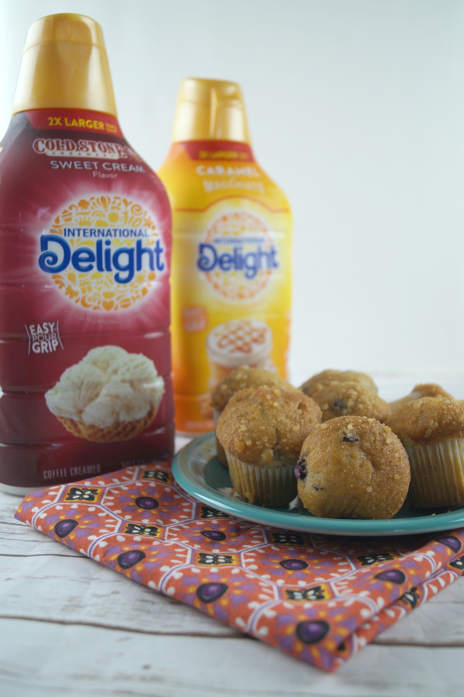Sweet Cream Blueberry Muffins